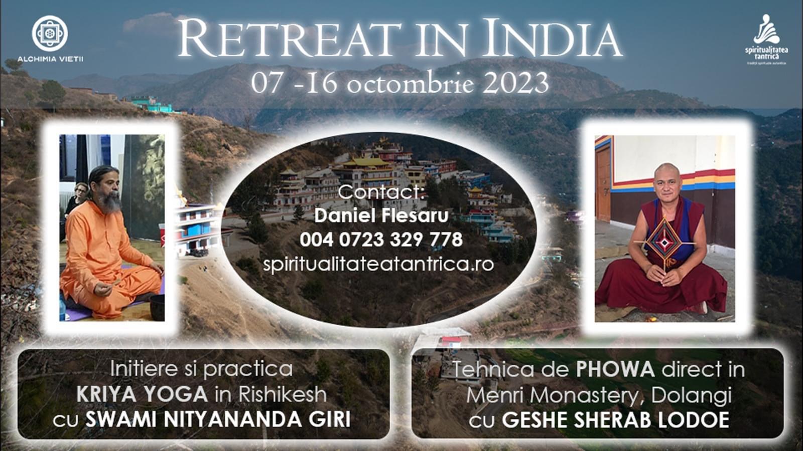 Retreat in India of Kriya Yoga Practice and Phowa in Menri Monastery ...